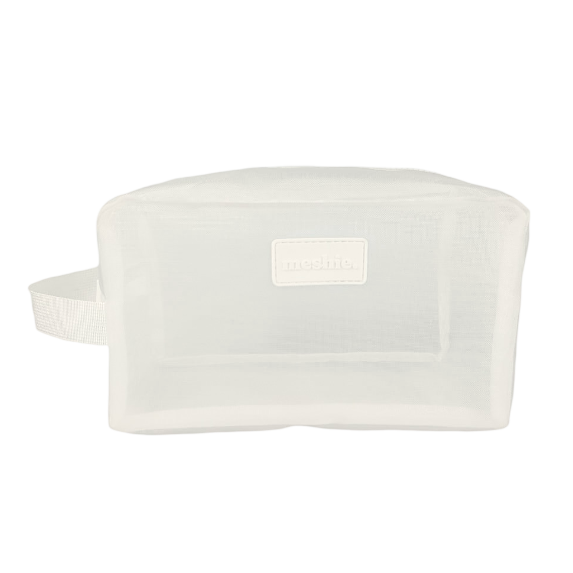 White Rectangle Meshie Pouch
